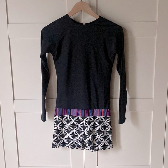 Seea | Swim | Seea Rash Guard With Zip Back And Built In Shorts One ...